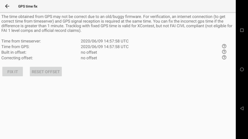 Menu Preferences (4) - XCTrack Pro manual - AIR³ - Full details & description