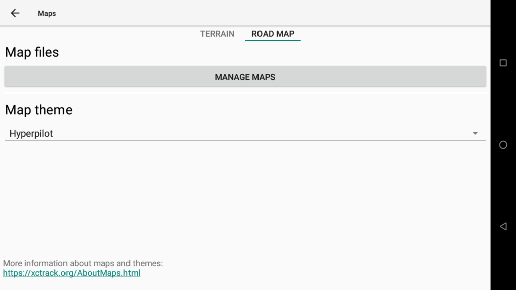 Menu Preferences (2) - XCTrack Pro manual - AIR³ - Full details & description