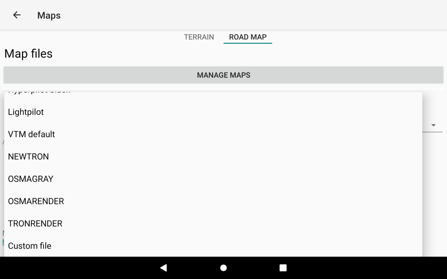 Menu Preferences (2) - XCTrack Pro manual - AIR³ - Full details & description