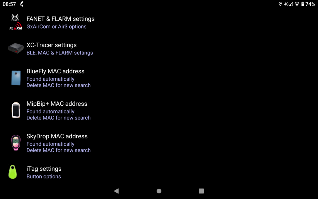 XC Guide specificities for AIR³ & XCTrack - AIR³