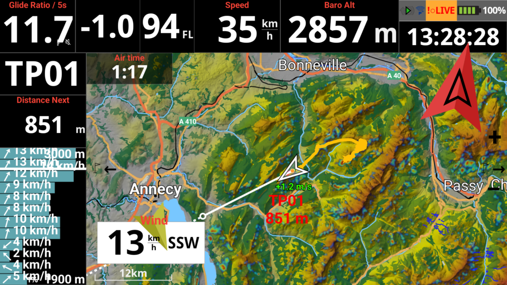 xctrack Pro-AIR3 Maps & Elevation - AIR³ pro perpetual licence